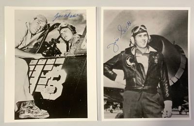 Lot 95 - USMC Medal Of Honor MOH Fighter Ace Pilot James Swett & Ken ...