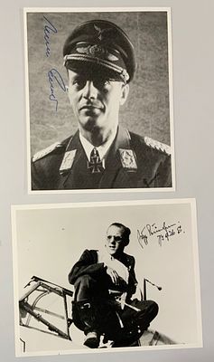 Lot 119 - WWII German Luftwaffe Fighter Ace Josef Burschgens & Werner ...