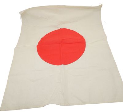 Lot 213 - WWII Japanese Cotton Imperial Army Flag | CNY Militaria