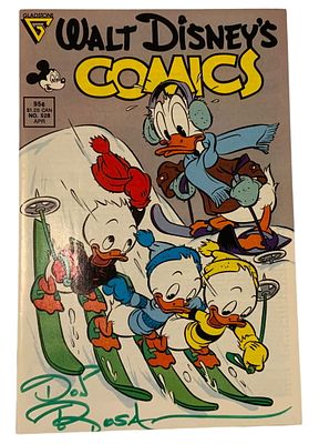 Lot 334 - 1988 Don Rosa Writer & Illustrator Signed Walt Disney Comics ...