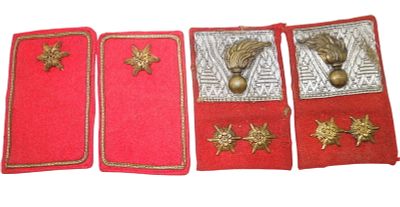 Lot 27 - Lot WWI Austrian Military Officer Uniform Collar Tabs Boards ...
