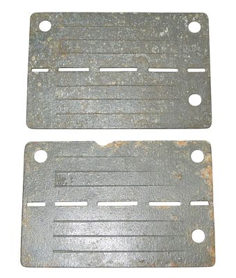 Lot 79 - Lot (2) WWII German Prisoner Of War POW Dog Tags | CNY Militaria