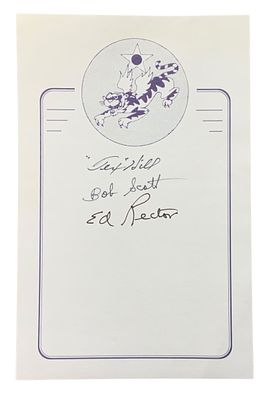 Lot 229 - WWII Flying Tigers AVG Signed Signatures Hill, Scott, Rector ...
