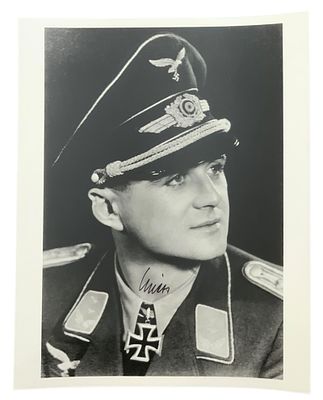 Lot 239 - WWII German Luftwaffe Ace Wolfgang Spate Knights Cross Signed ...
