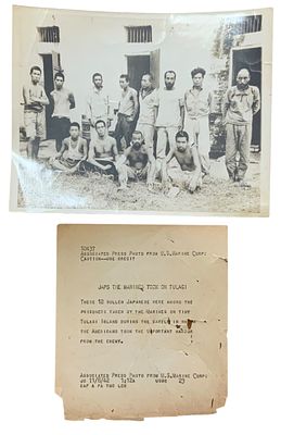 Lot 290 - WWII 1942 US Marine Corps Japanese Prisoner Of War POW ...