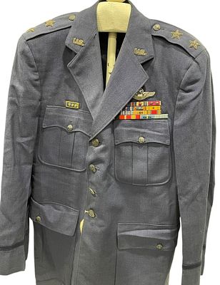 Lot 331 - Post WWII USAF Uniform Major General Carmichael 2x DSC ...