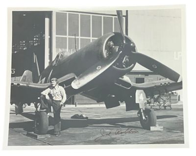 Lot 232 - WWII Navy Pilot Ace Joe Robbins Fighter Squadron VF-3, VF-6 ...