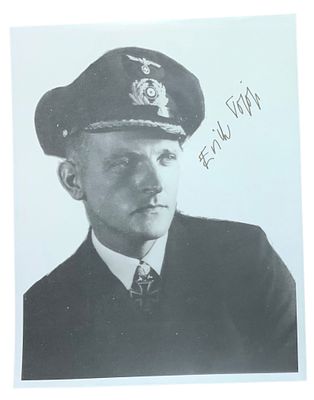 Lot 252 - WWII German U-Boat Commander Erich Topp Signed Photo Knights ...