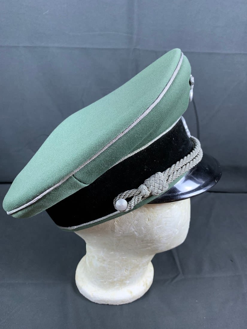 Lot 227 - WW2 WWII Erstklassig made German Waffen SS Generals Visor ...