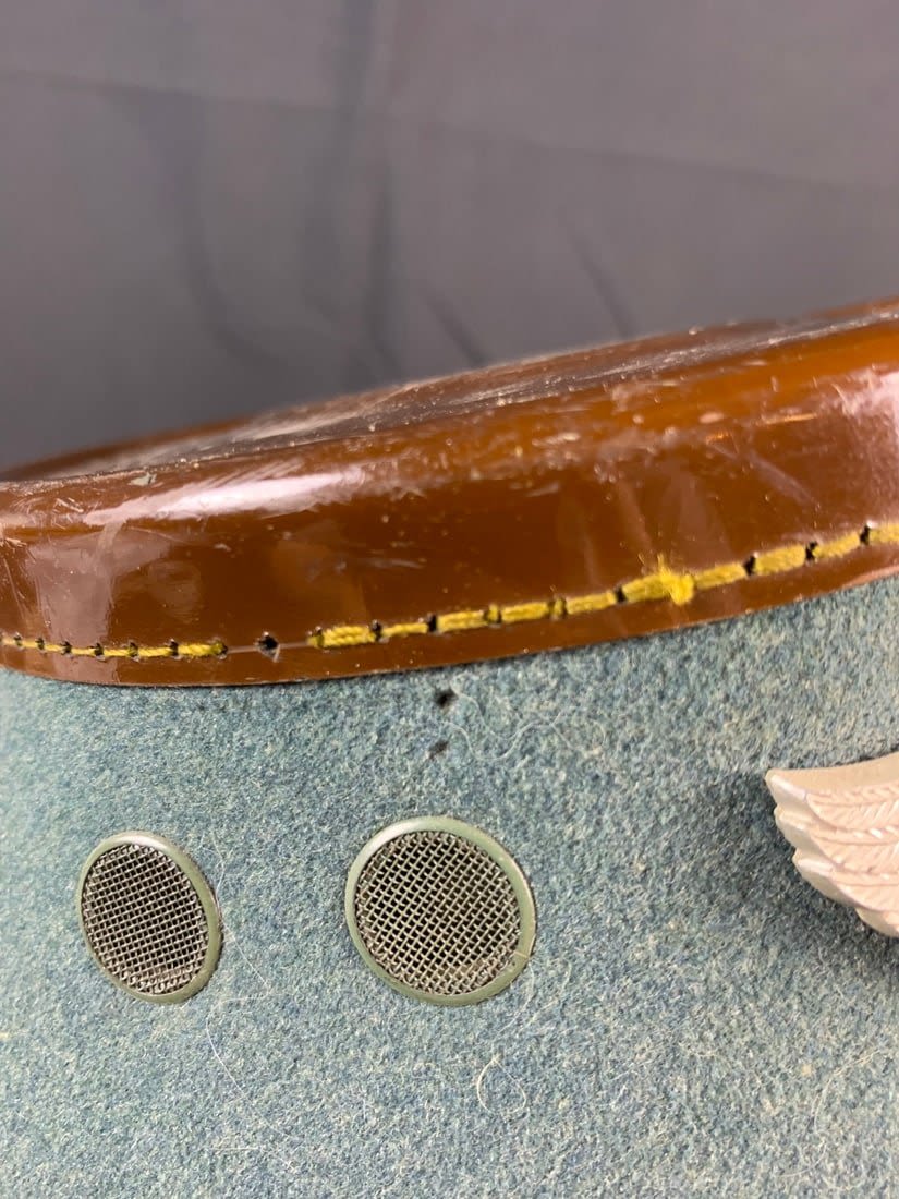 Lot 282 - WW2 WWII German Schutzpolizei Rural Police Shako Helmet By ...