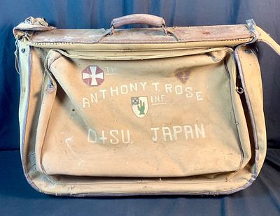 Lot 343 - Korean war era hand painted and named 25th infantry division ...
