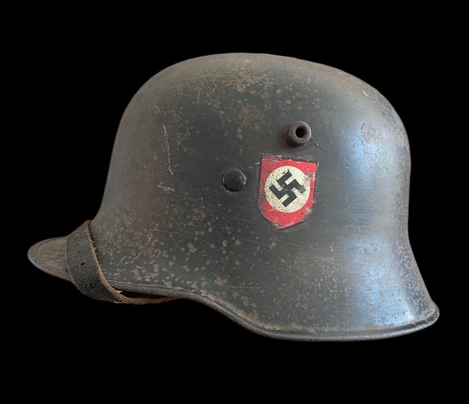 Lot 160 - WWII German M18 SS RZM Transitional Helmet - Rare | Home ...
