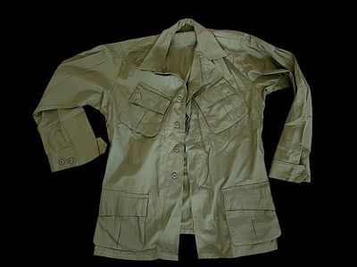 Lot 283 - U.S. Army Vietnam OG-107 Tropical Combat Coat - 3rd Pattern ...