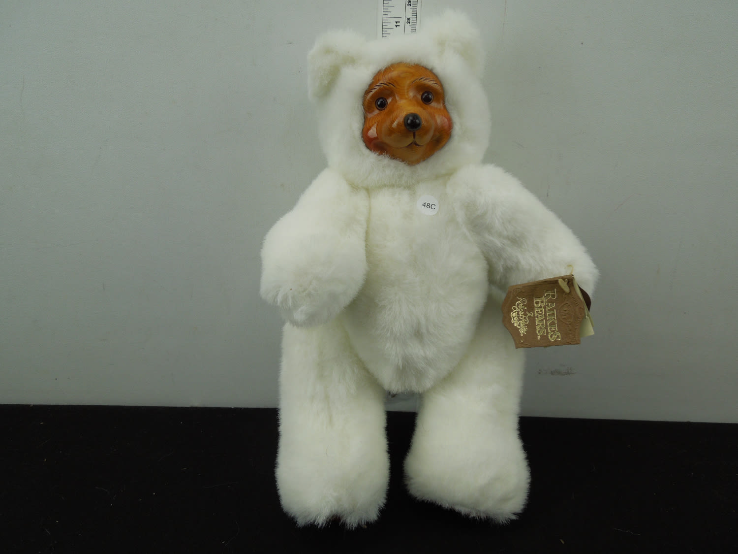 Lot 48C - Raikes Bears, Terry Bear With White Fur | Richard Edwards ...