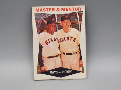 Lot 71a - 1960 Topps Mays/Rigney #7 | Richard Edwards Auctioneering