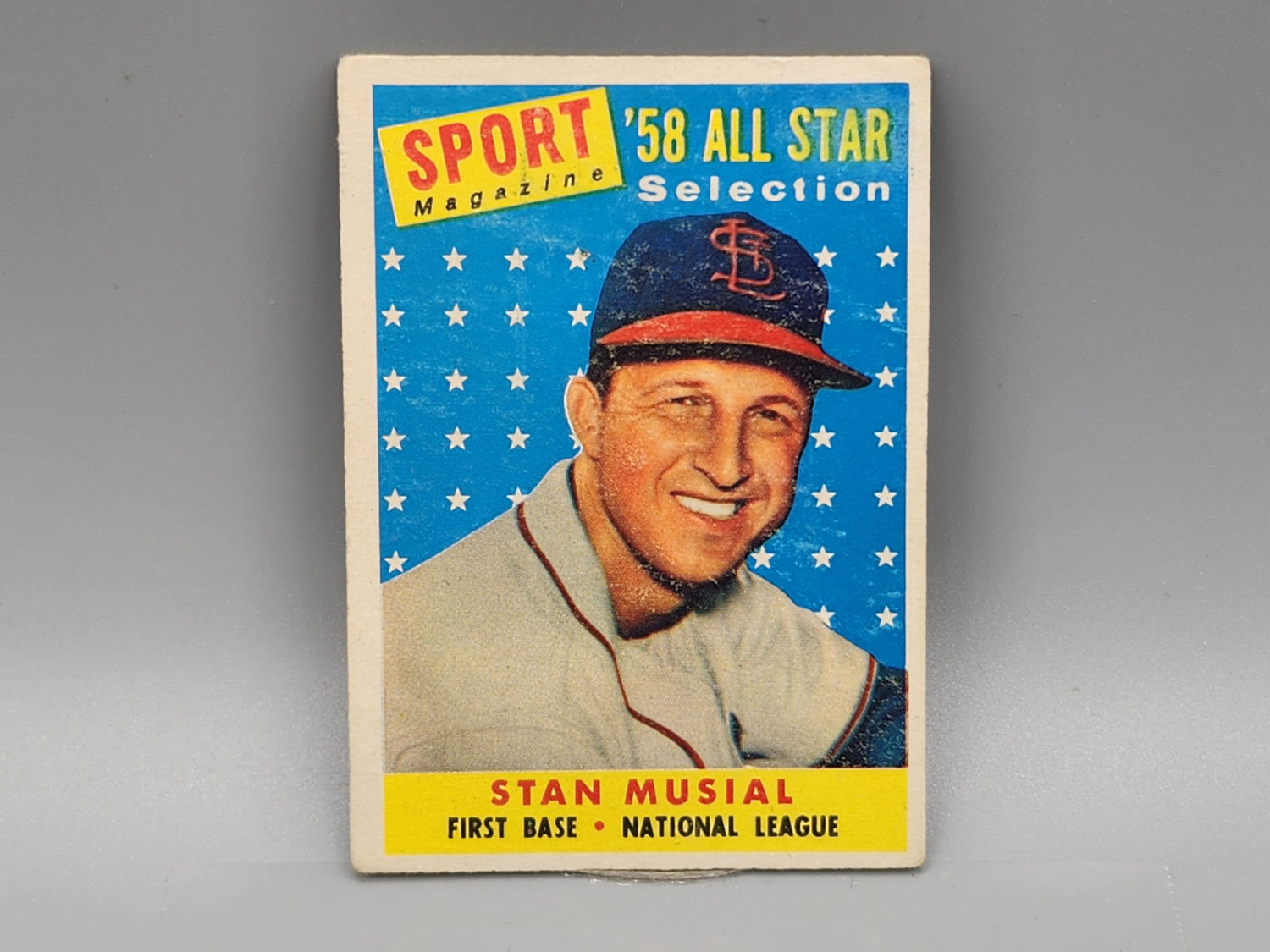 Lot 75a – 1958 Topps Stan Musial #476 HOF – Richard Edwards Auctioneering