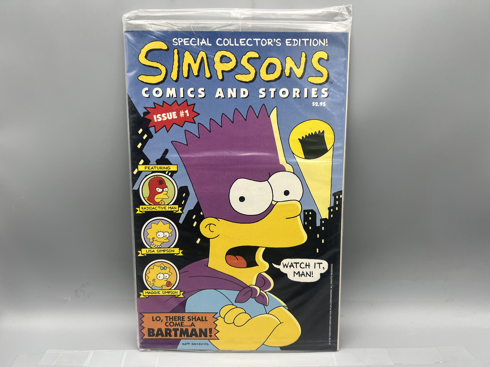 Lot 49b – Simpson’s Comics And Stories Issue #1 Sealed in Polybag ...