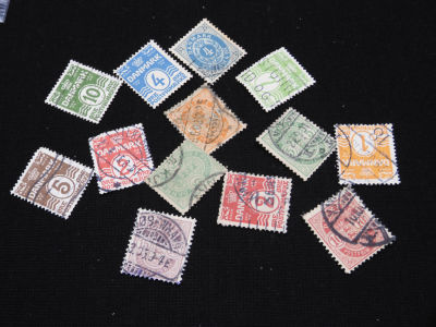 Lot 9J - 13 Denmark Stamps From 1879-1926 | Richard Edwards Auctioneering
