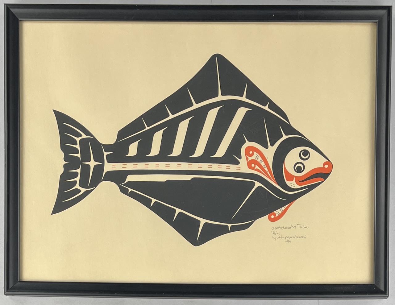 Lot 70 – Ron Hamilton Nuu-chah-nulthm b. 1948 Screen Print | Epic ...