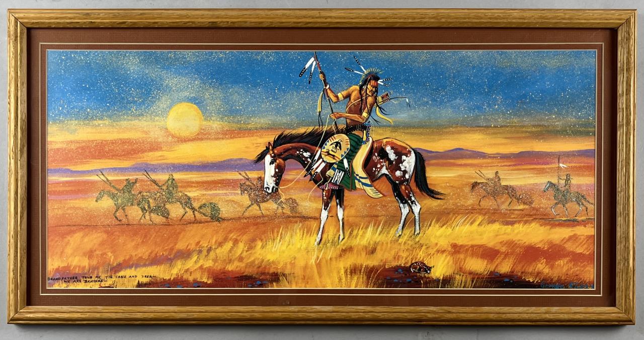 Lot 71 – George Flett (Am. 1946-2013) We Are Brothers Print | Epic ...