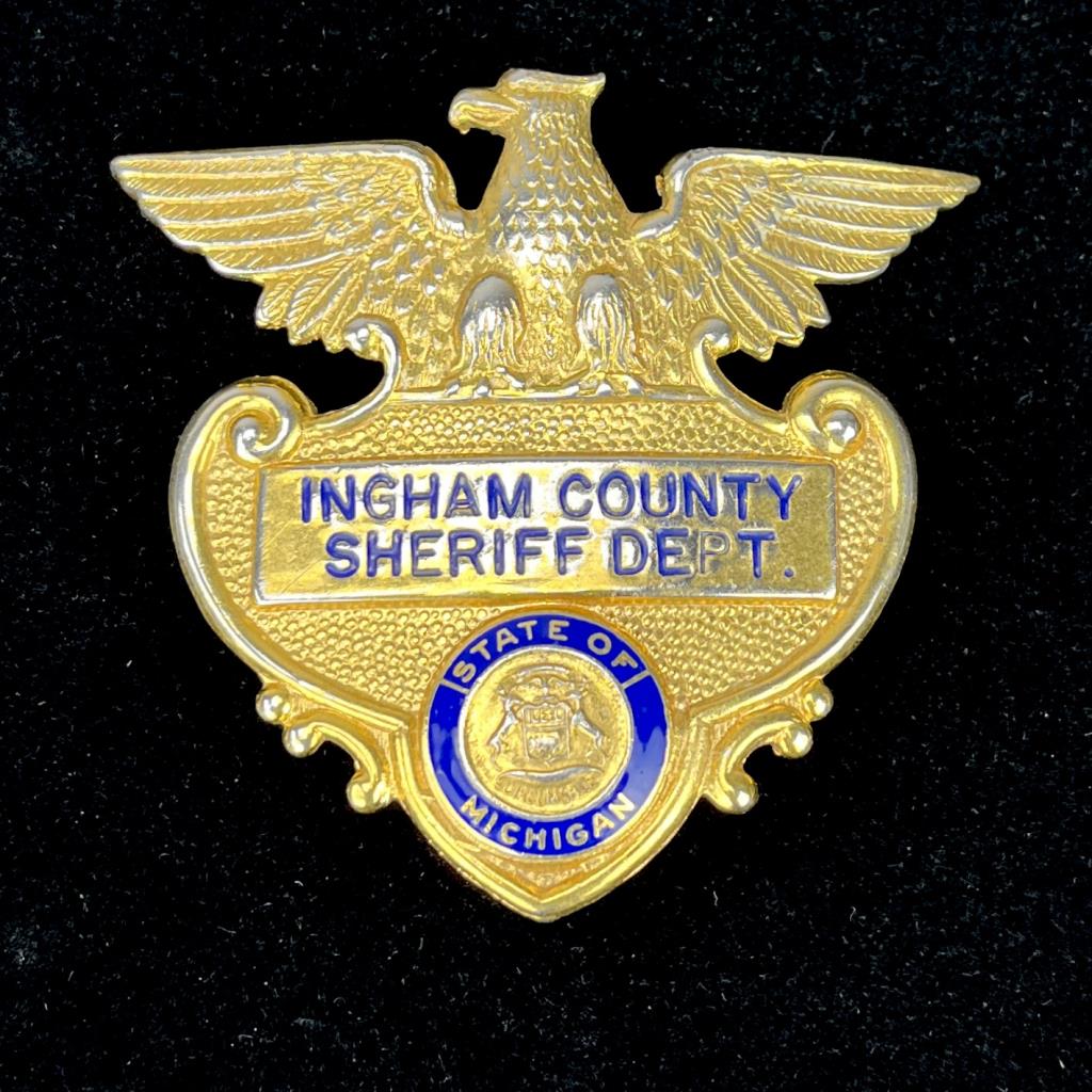 Lot 342 – Ingham County Michigan Sheriff Hat Badge | Epic Auctions ...