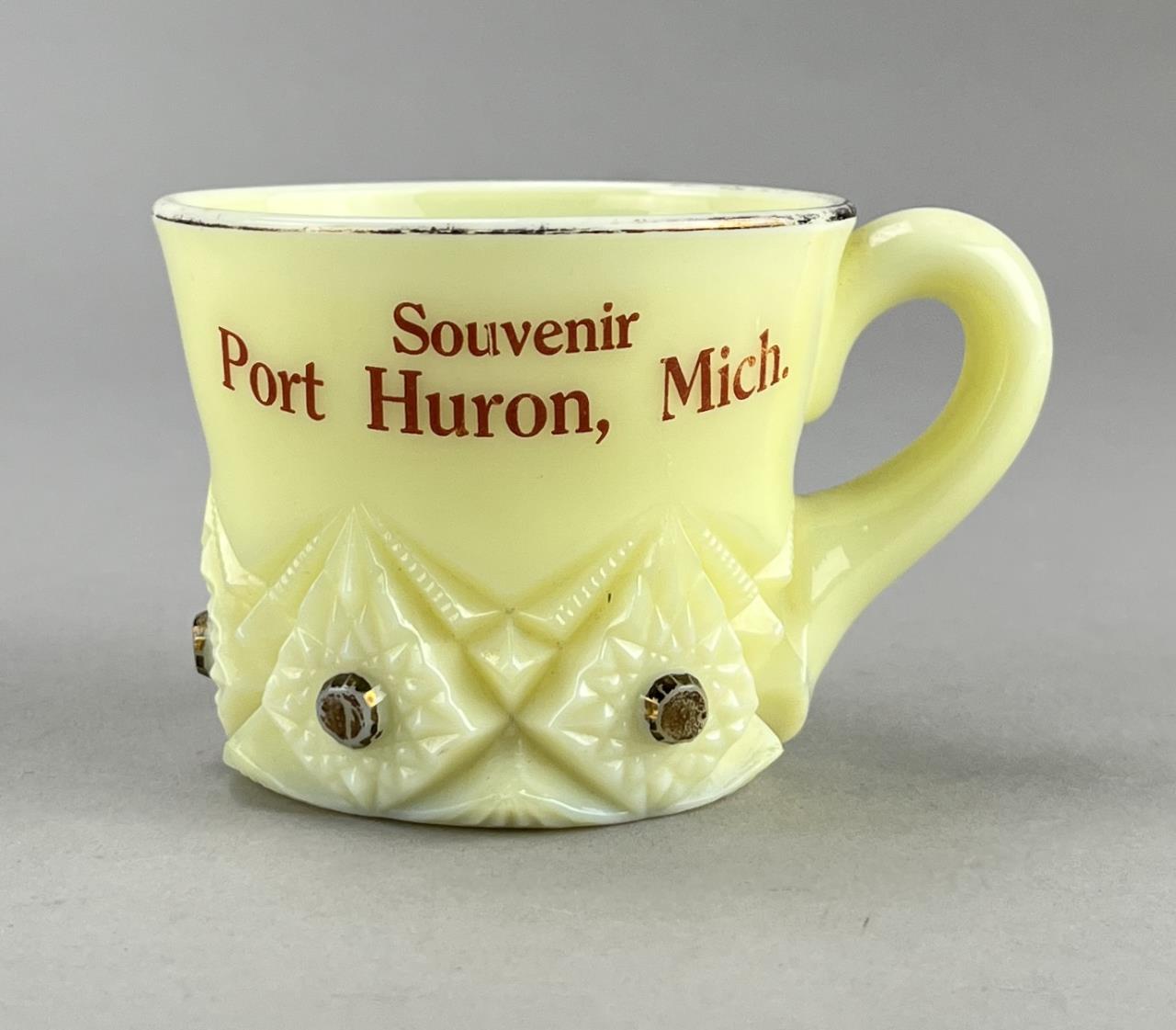 Lot 463 – Port Huron MI 2 Historic Souvenir Uranium Glass | Epic ...