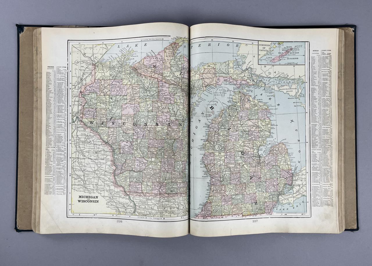 Lot 496 – 1901 National Standard Atlas of the World | Epic Auctions ...