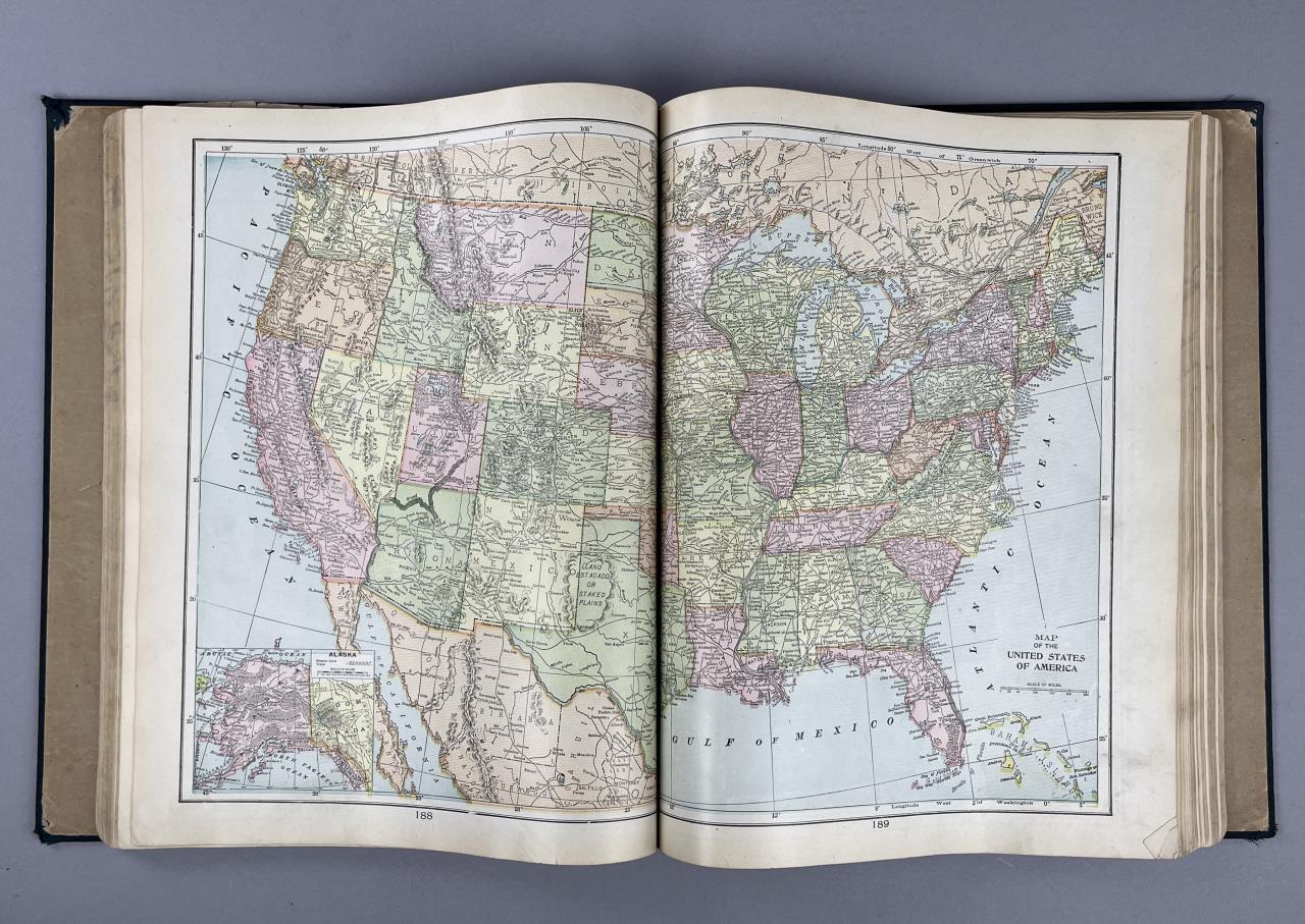 Lot 496 – 1901 National Standard Atlas of the World | Epic Auctions ...