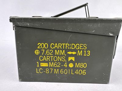 Lot 347 – Military 7.62mm Ammo Can – 200 Rounds Capacity | Epic ...