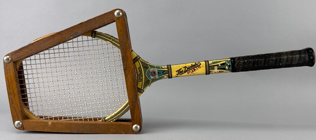 Lot 205 – Wilson Wooden Tennis Racket, The Dictator’s MARTIN Model ...