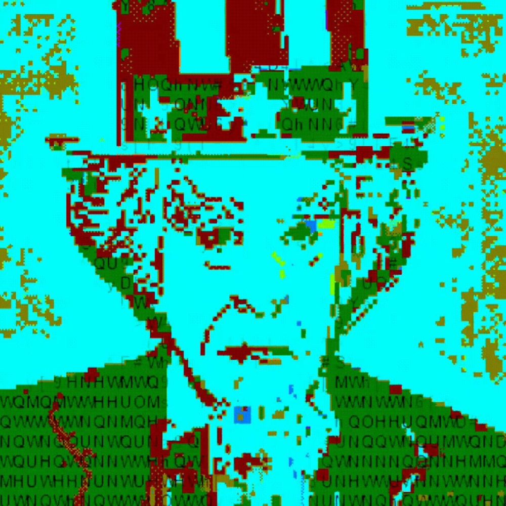 Ascii PopArt “Myths - Uncle Sam” immagine GIF... | Barnebys