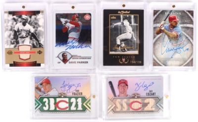 Lot 164190 - VINTAGE CINCINNATI REDS AUTOGRAPH BASEBALL CARDS | Florida ...