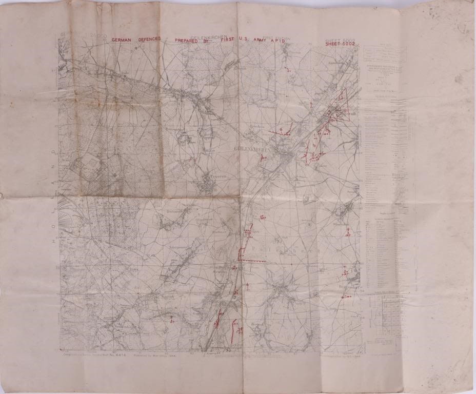Lot 171282 – WWII U.S. MILITARY WAR MAPS – (5) – Florida Estate Sales ...