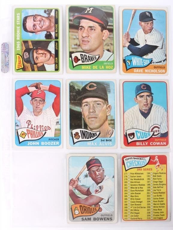 Lot 176280 - 1965 TOPPS BASEBALL CARDS SET (343/598) | Florida Estate ...