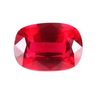Lot 202244 - 12.35CT CUSHION-CUT RED RUBY LOOSE GEMSTONE | Florida ...