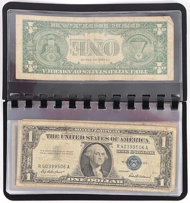 Lot 217278 - VINTAGE ASSORTED U.S. CURRENCY W/ ALBUM - (10) | Florida ...
