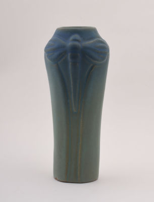 Lot 94 - Van Briggle Vase with Blue Glaze | Goose Pond Auction