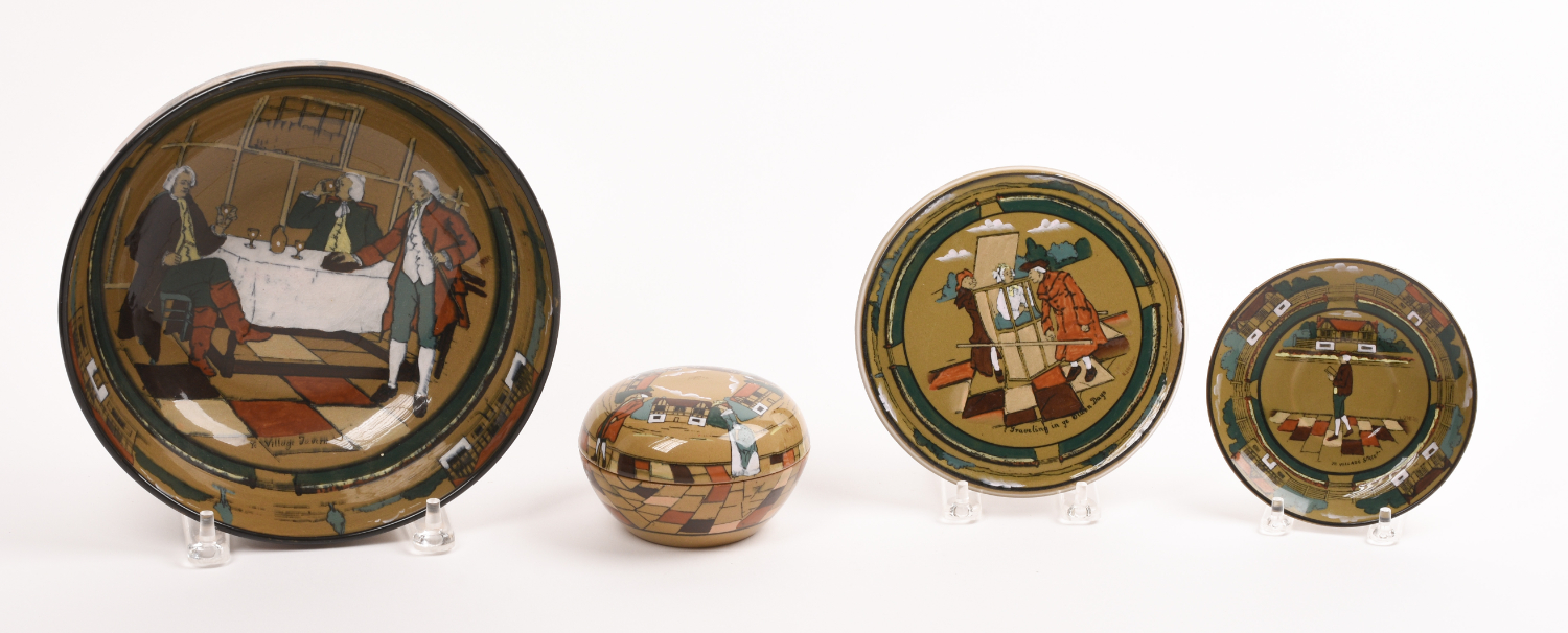 Lot 137 - Buffalo Pottery Deldare Ware Table Items | Goose Pond Auction