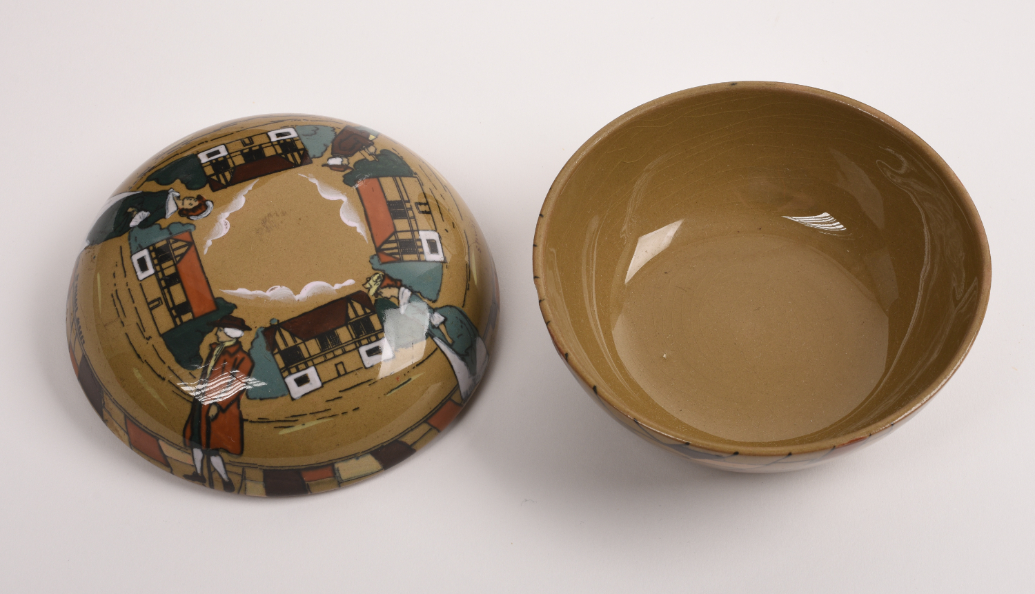 Lot 137 - Buffalo Pottery Deldare Ware Table Items | Goose Pond Auction
