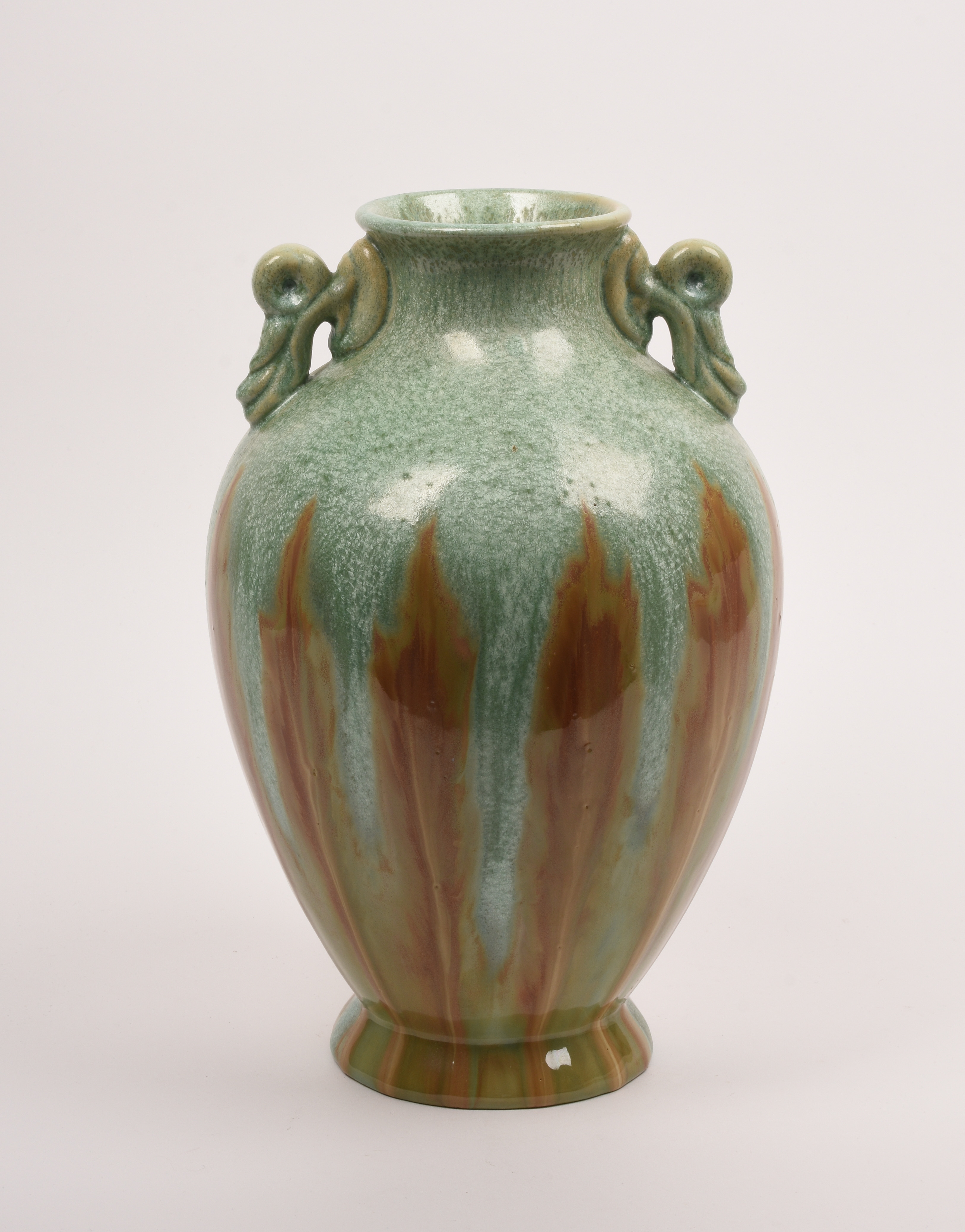 Lot 341 - Royal Hickman Vase with two handles. | Goose Pond Auction
