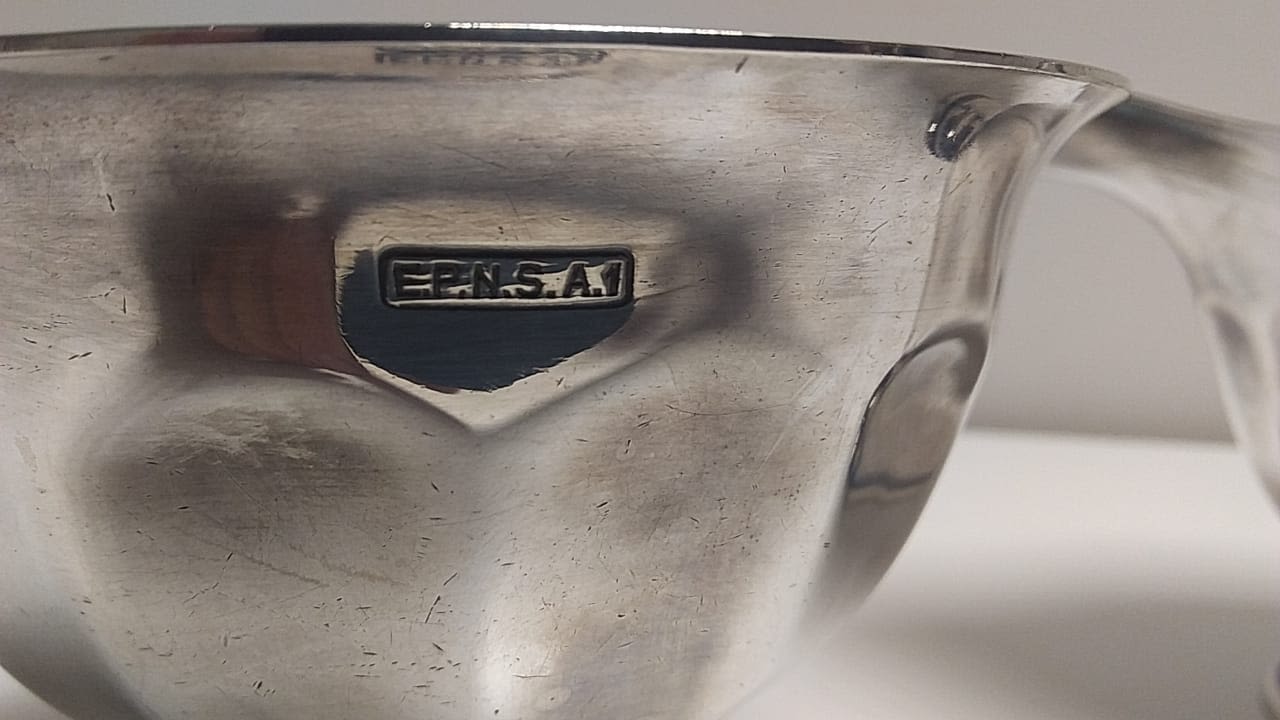 Lot 41 – EPNS A1 Silver Plated Sugar and Creamer Set – Grand Oak Auctions