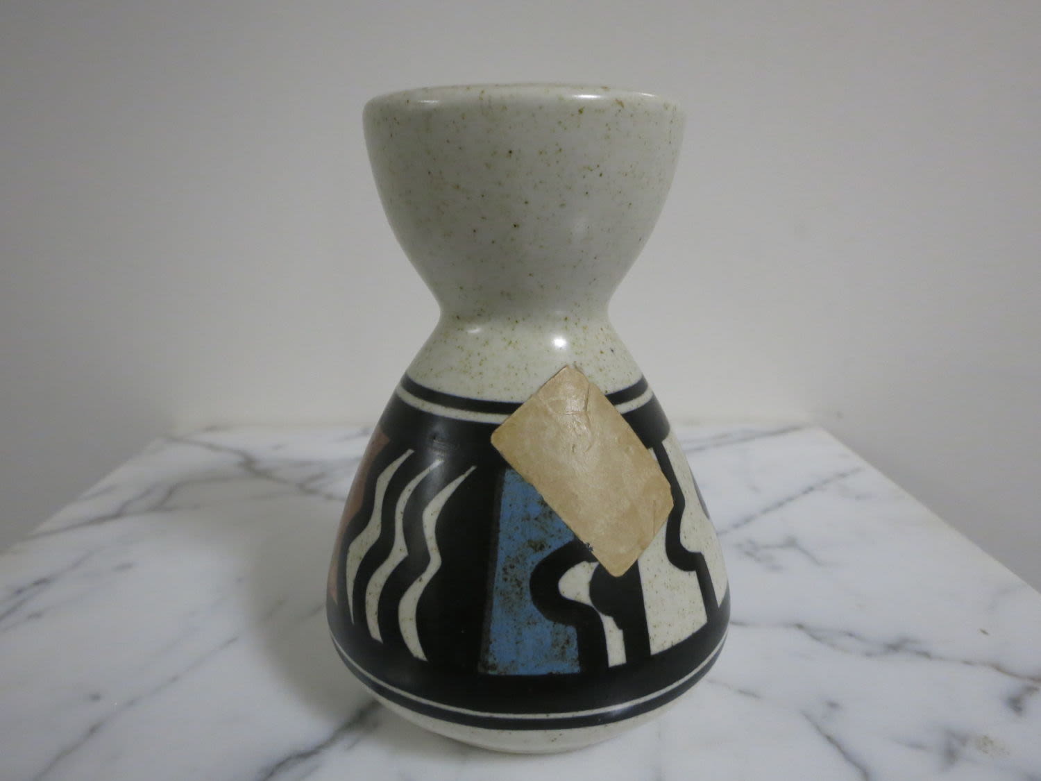 Lot 85 - Collectable Modernist Handpainted Lapid Israel Pottery Vase ...