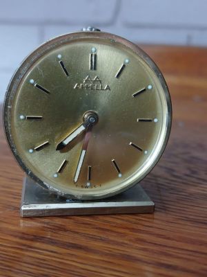 Lot 14 - Vintage Swiss Made Appella Miniature Travel Alarm Clock ...
