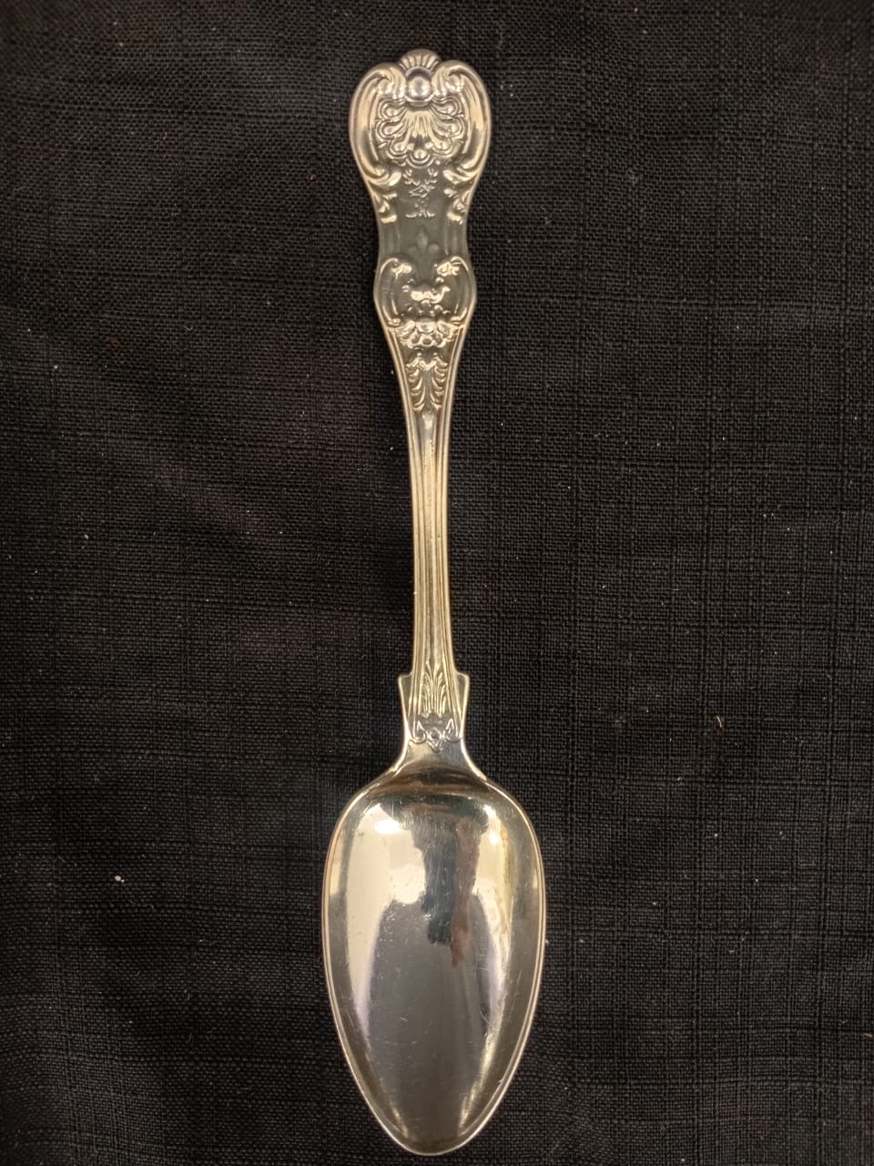 Lot 15 - William Clarke & Shaw King's Pattern Scottish Silver Spoons ...