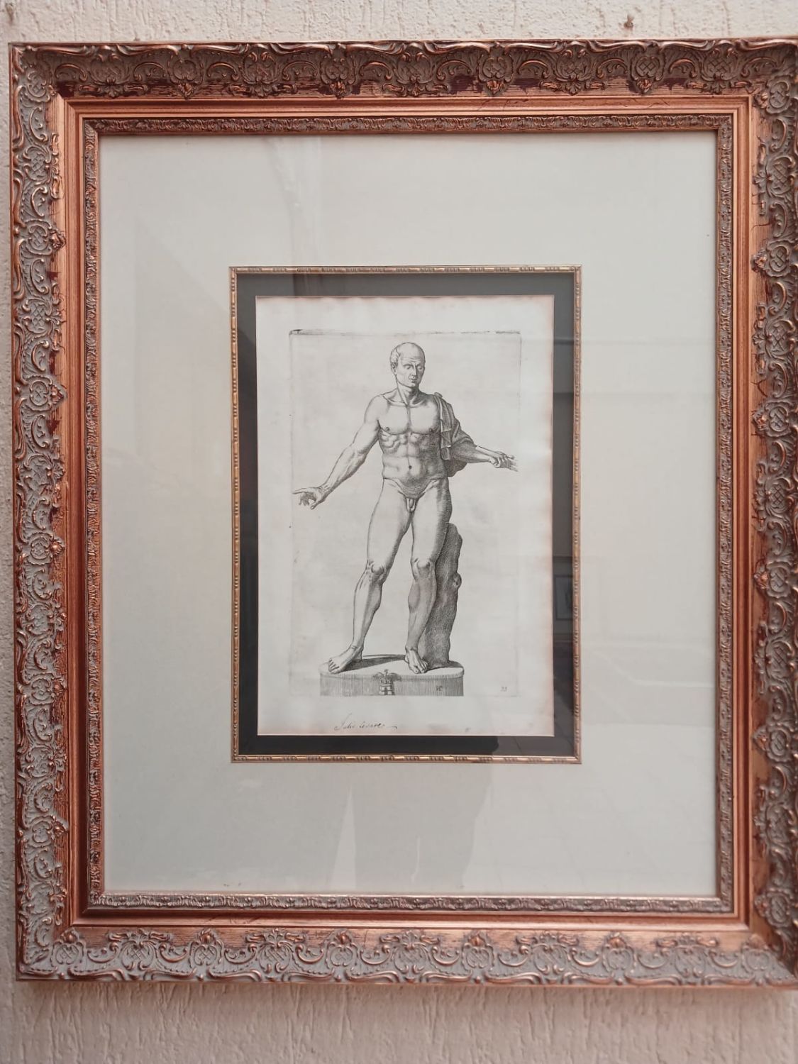 Lot 41 - Beautifully Framed Graphic from an Engraving Depicting the ...