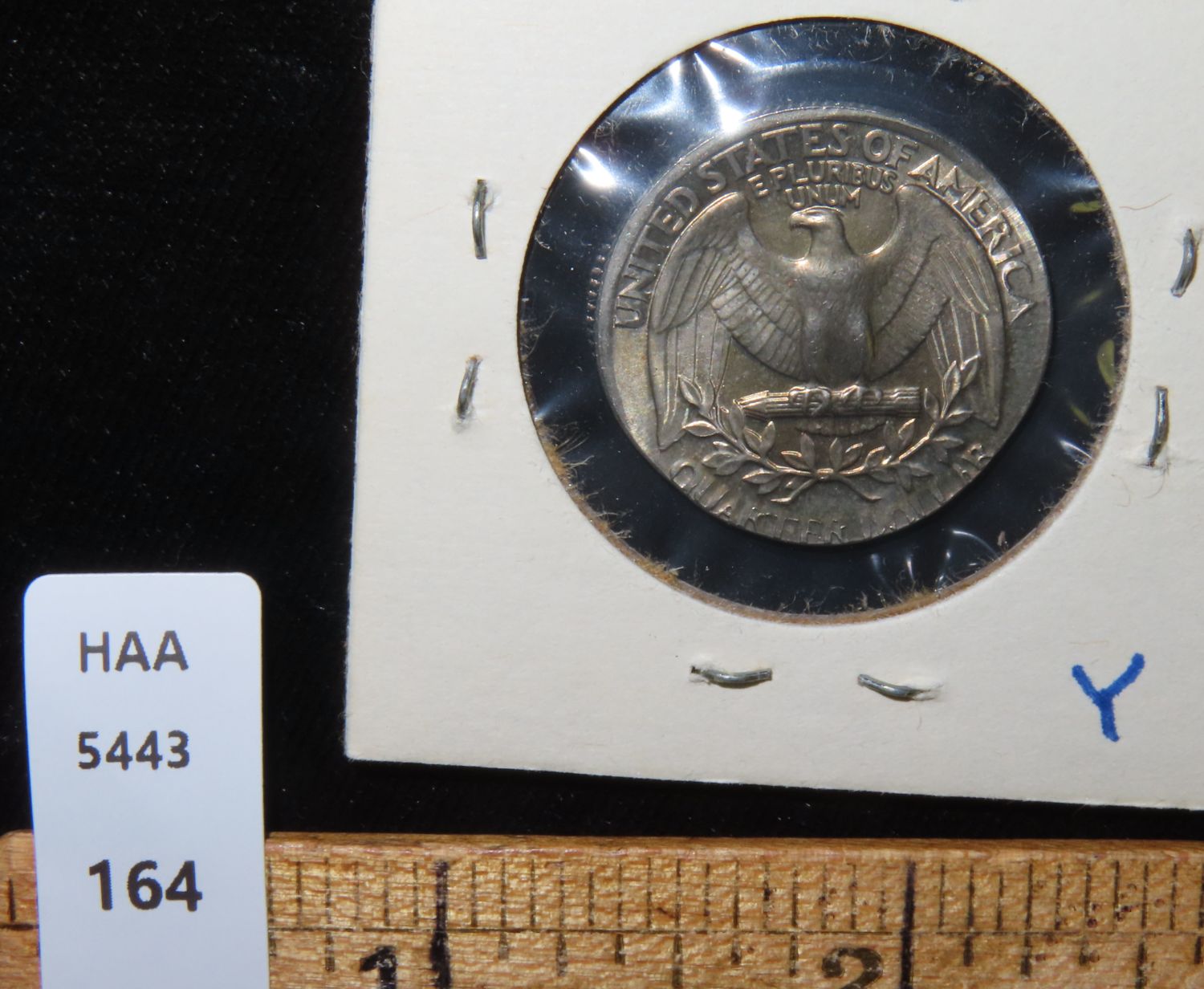 Lot 164I - 1977 United States of America Quarter Stamped on Nickel ...