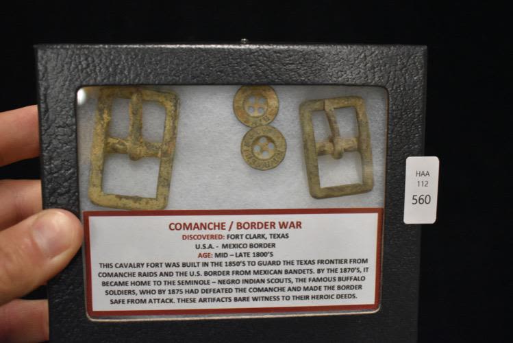 Lot 560 - Comanche / Border War Relics Ft Clark Texas Mid - Late ...