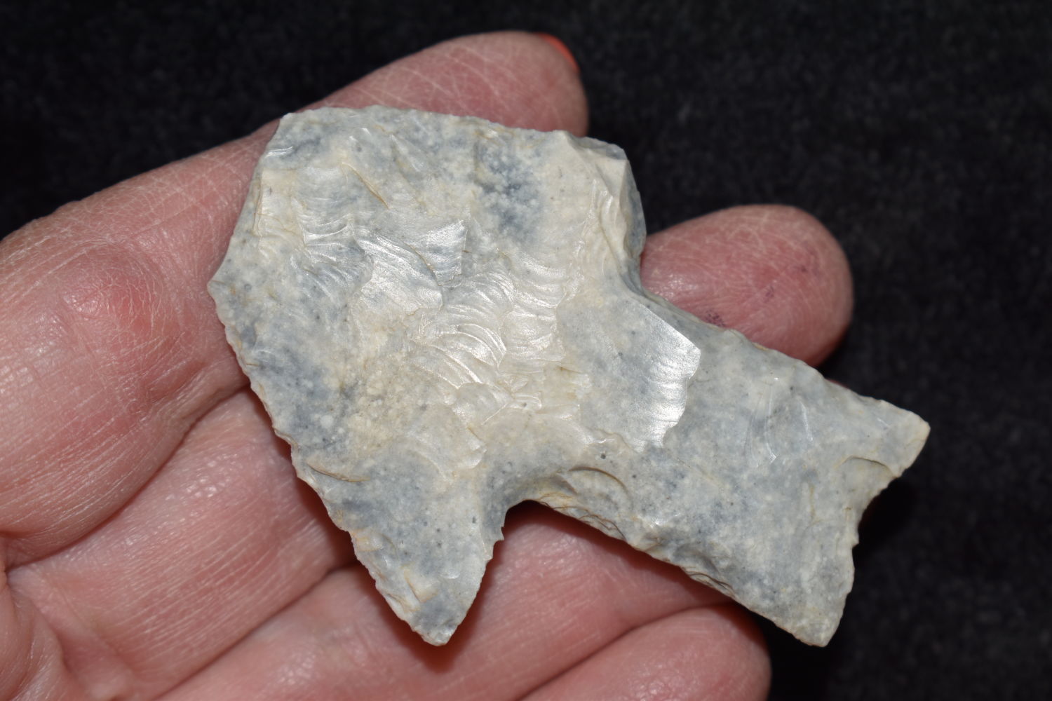 Lot 13 - RARE TEXAS ANDICE ARROWHEAD FOUND IN BELL COUNTY TEXAS, 2 1/4 ...