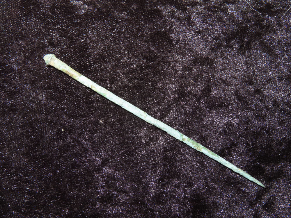 Lot 216 - ANCIENT ROMAN BRONZE AGE DECORATIVE VIKING HAIRPIN, CLOAK PIN ...