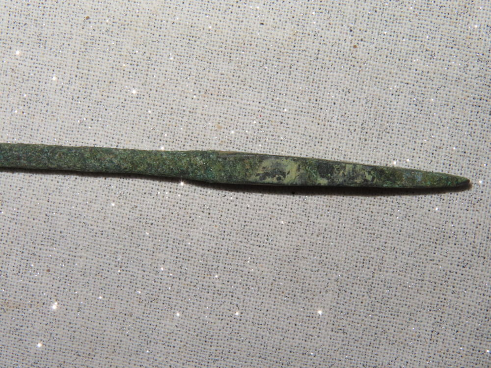 Lot 274 - ANCIENT ROMAN BRONZE AGE DECORATIVE VIKING HAIRPIN, CLOAK PIN ...